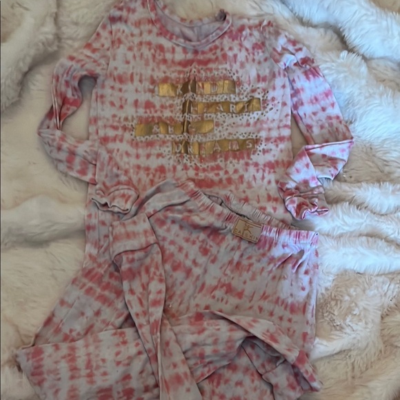 Danskin | Pajamas | Danskin Kids Pajama Set Pink Tiedye | Poshmark